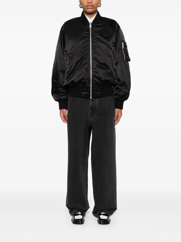 Études Studio Logo-patch Bomber Jacket - Black