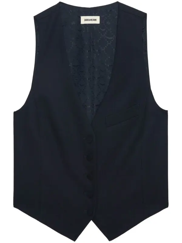 Zadig&Voltaire Emaux Waistcoat - Blue