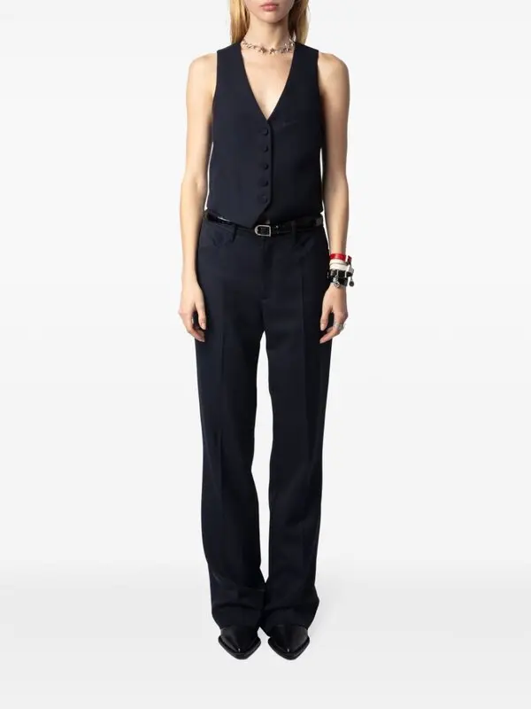 Zadig&Voltaire Emaux Waistcoat - Blue