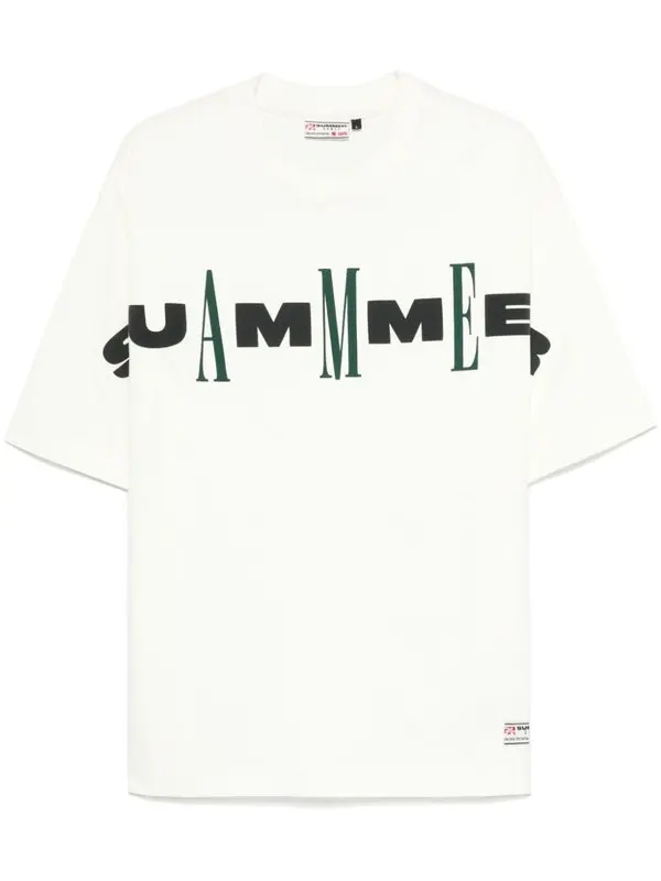 SUMMER GAMES Logo-print T-shirt - Neutrals
