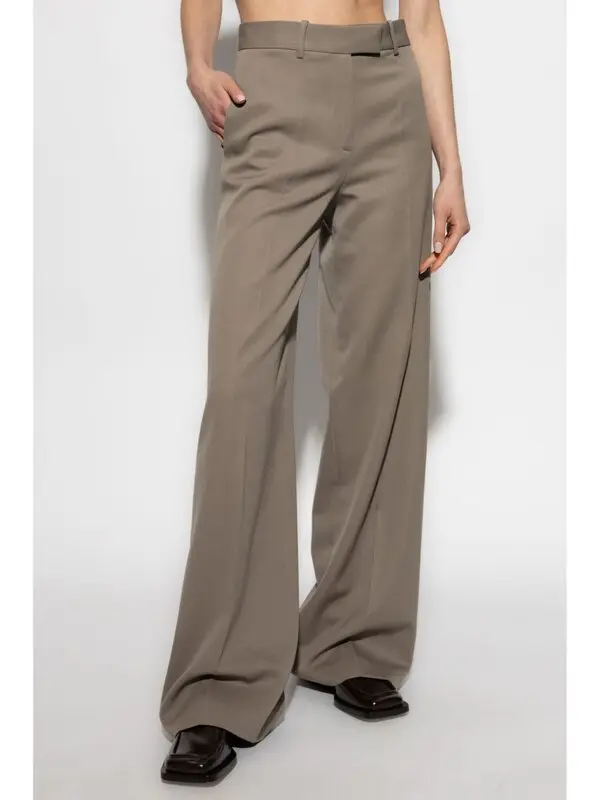 Attico Virgin-wool Palazzo Trousers