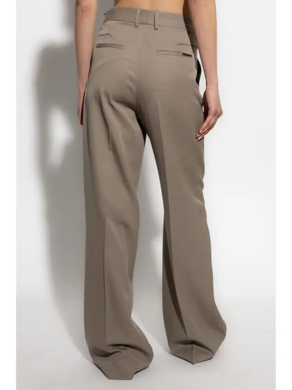 Attico Virgin-wool Palazzo Trousers