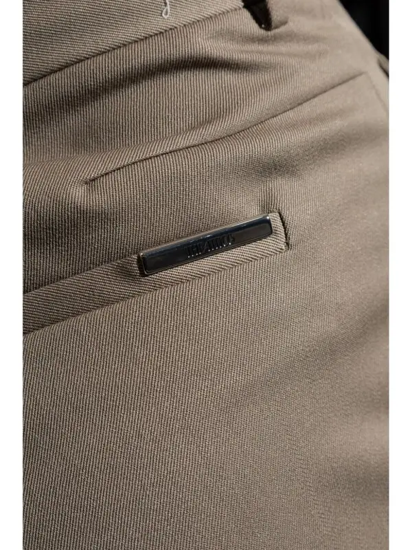 Attico Virgin-wool Palazzo Trousers