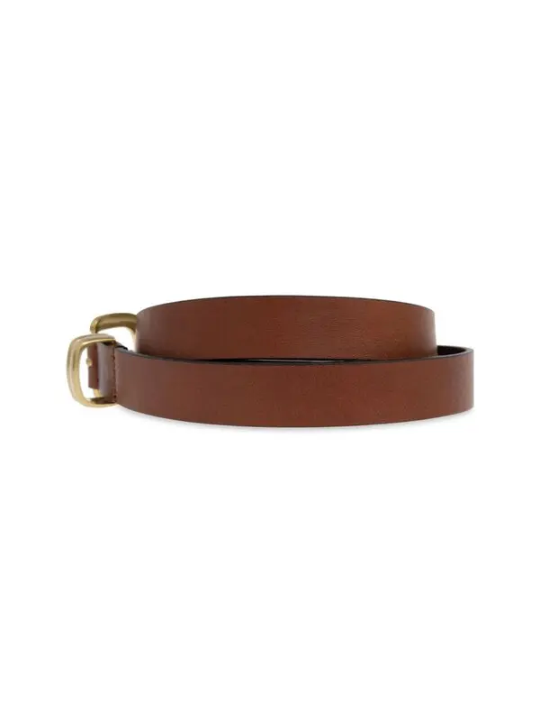 BY MALENE BIRGER Zoilo Leather Belt - Brown
