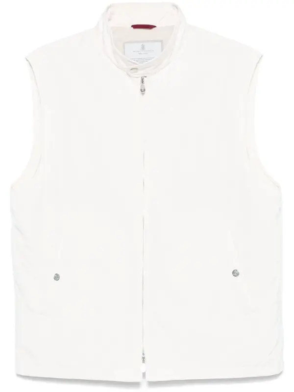 Brunello Cucinelli Lightweight Gilet - Neutrals