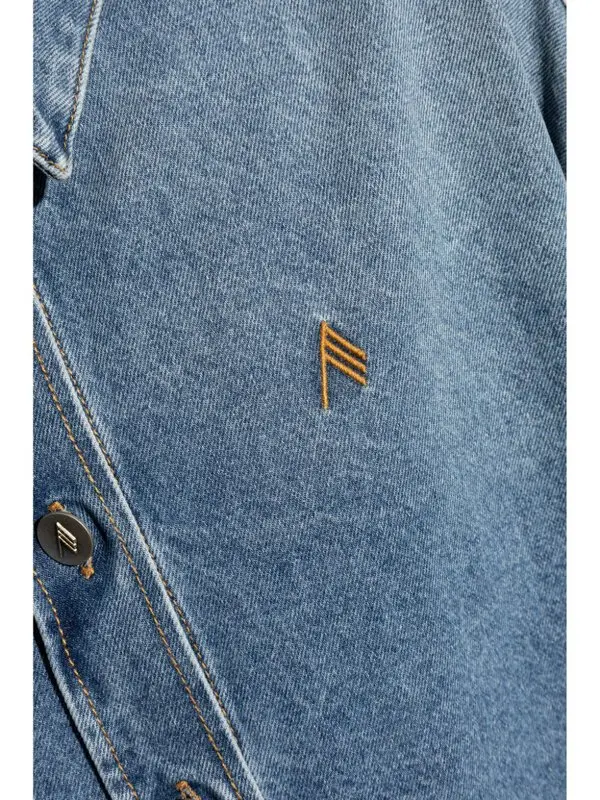 Attico Embroidered Shirt - Blue
