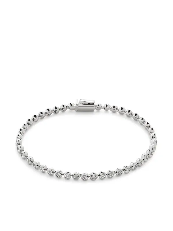 Monica Vinader Diamond Bracelet - Silver