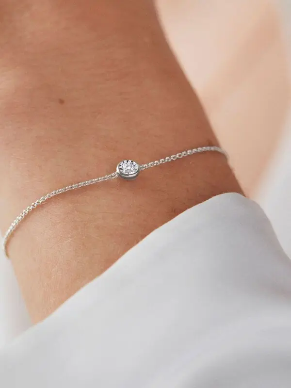 Monica Vinader 18kt Gold Vermeil Diamond Bracelet