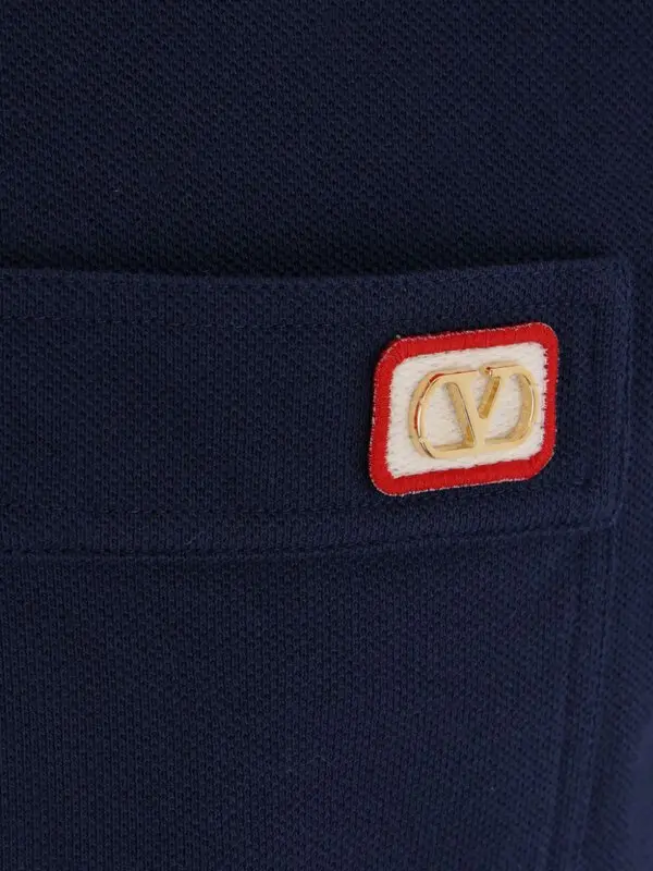 Valentino Garavani Vlogo Polo Shirt - Blue