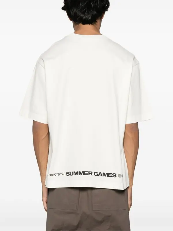 SUMMER GAMES Logo-print T-shirt
