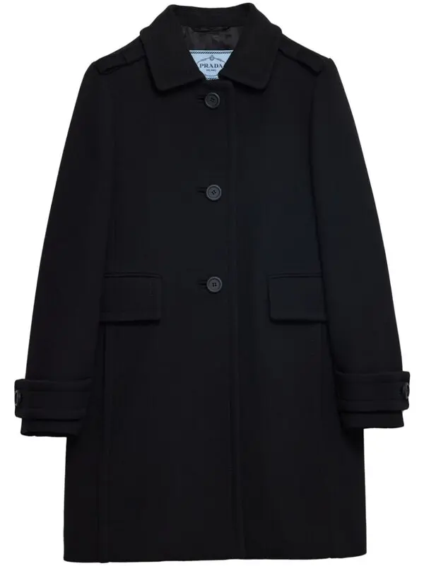 Prada Natté Pea Coat