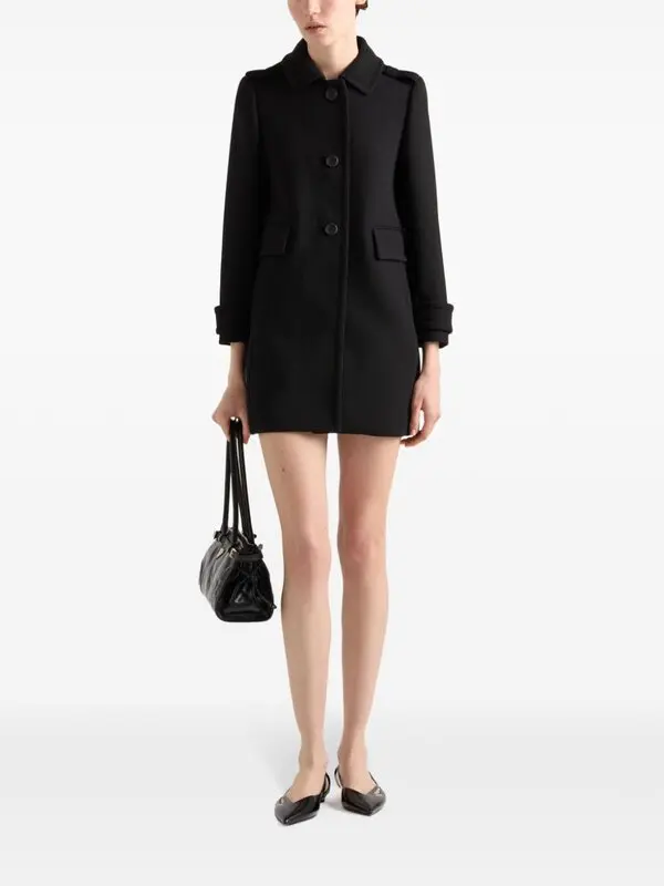 Prada Natté Pea Coat