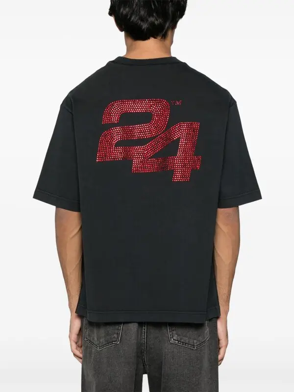 SUMMER GAMES Logo-embellished T-shirt - Black