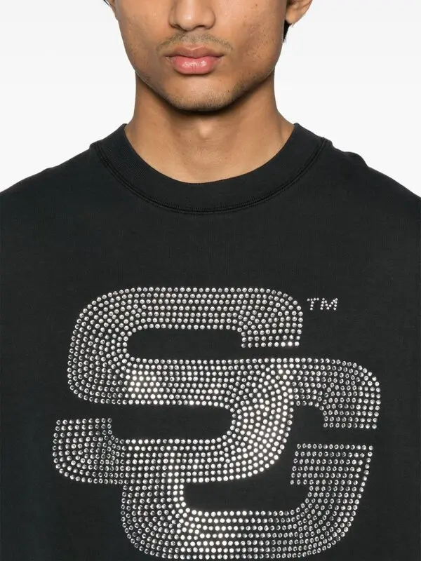 SUMMER GAMES Logo-embellished T-shirt - Black