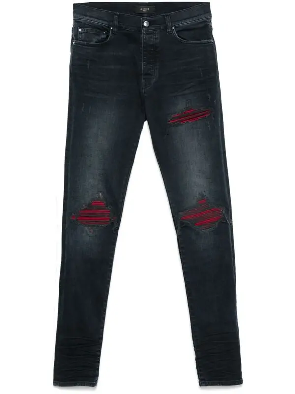 Amiri Mx1 Ultrasuede Jeans - Blue