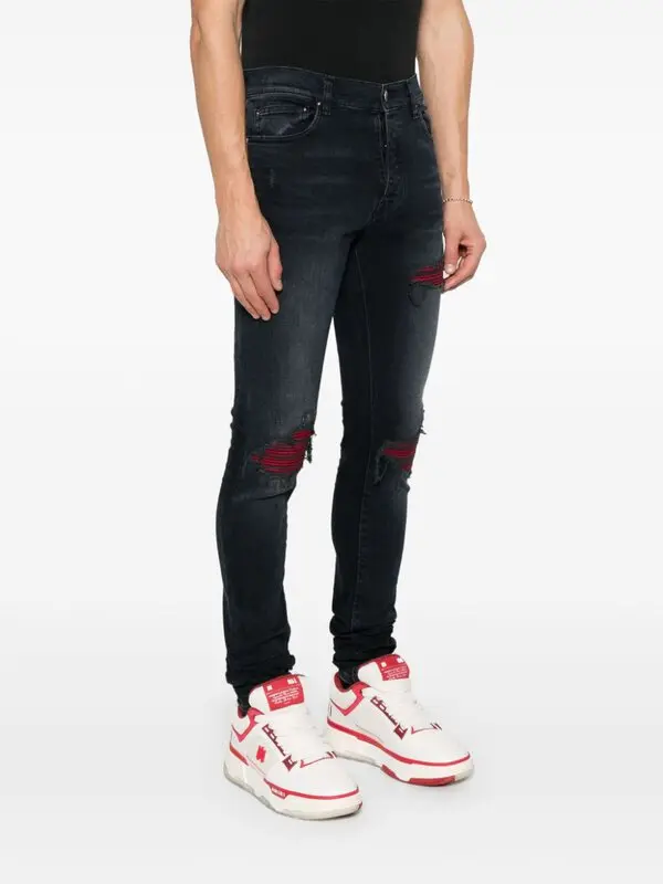 Amiri Mx1 Ultrasuede Jeans - Blue