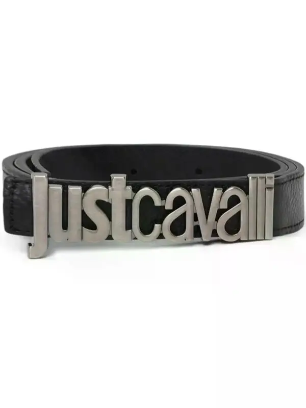 Just Cavalli Logo-lettering Belt - Black