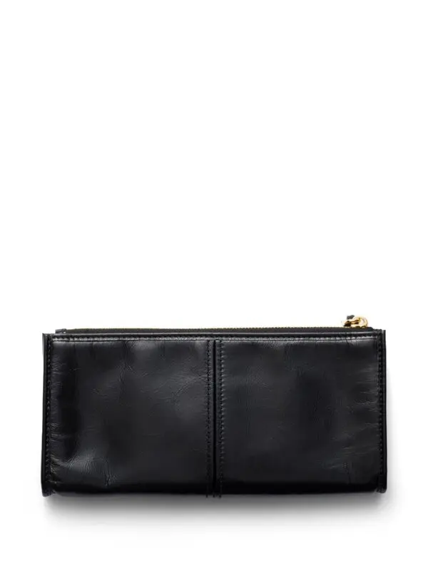 Prada Leather Pouch Bag - Black