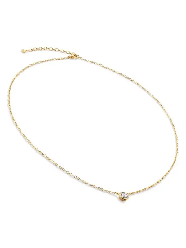 Monica Vinader Essentials Necklace - Gold