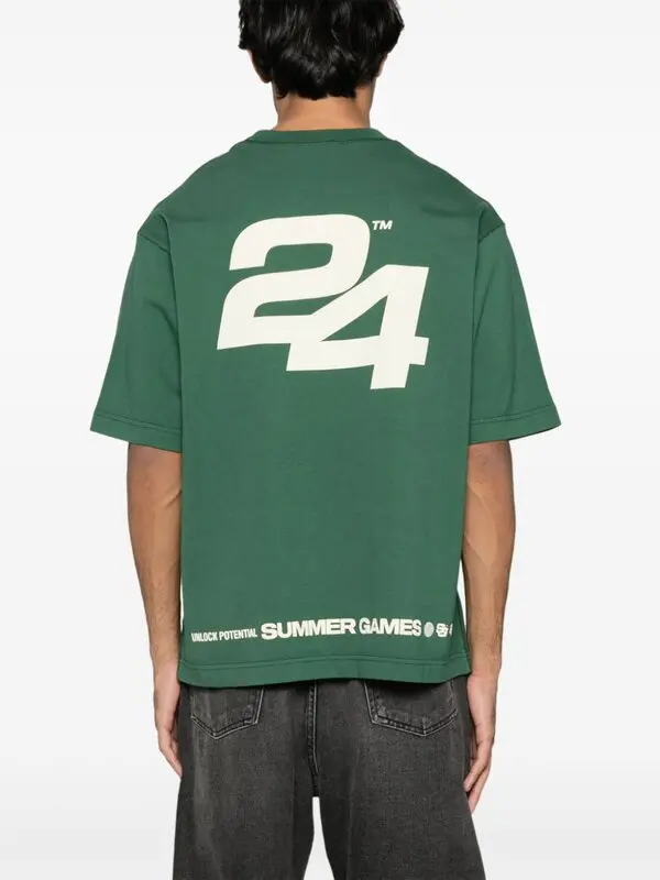 SUMMER GAMES Organic Cotton T-shirt - Green