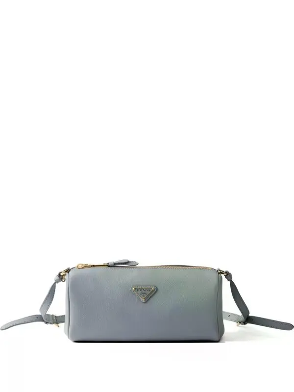 Prada Leather Shoulder Bag - Blue