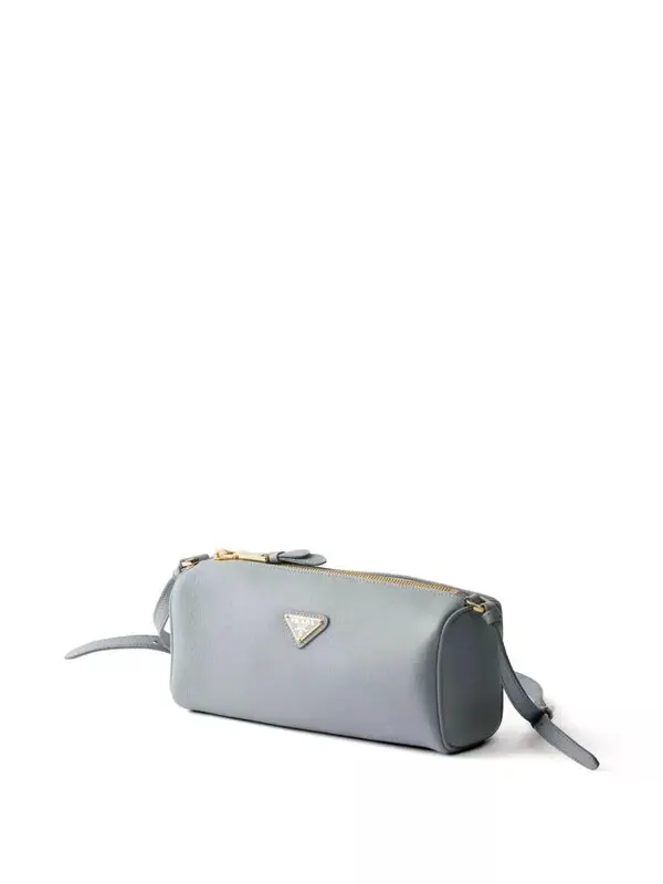Prada Leather Shoulder Bag - Blue