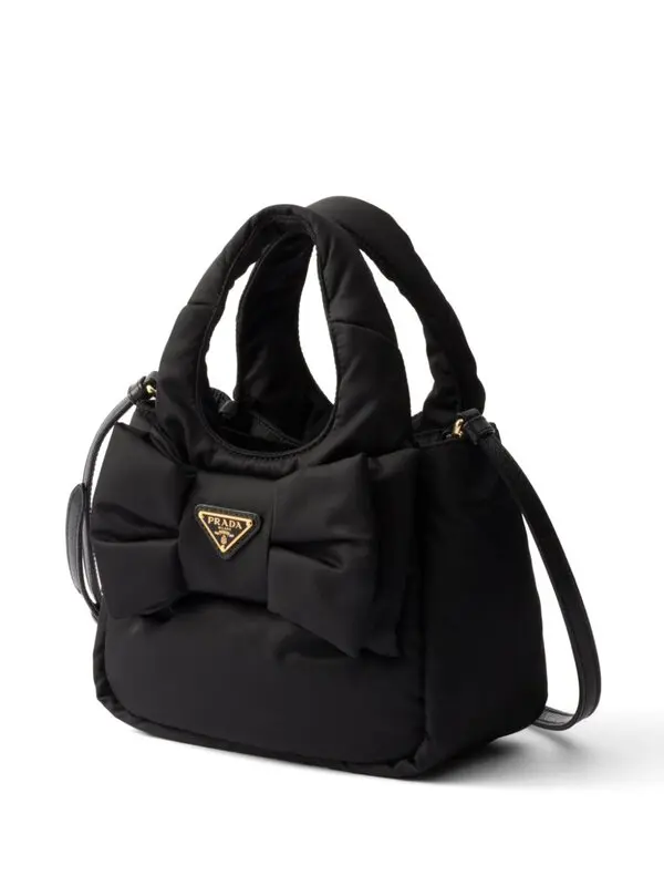 Prada Padded Re-nylon Mini Bag - Black