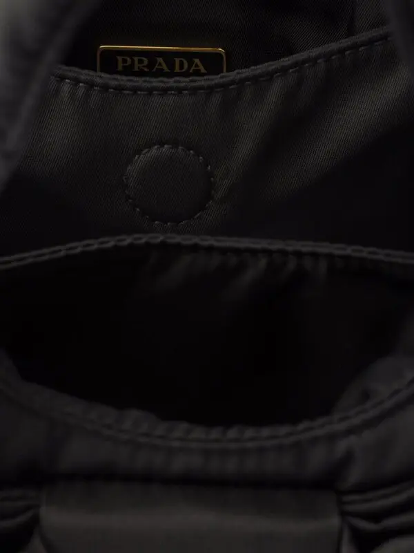 Prada Padded Re-nylon Mini Bag - Black
