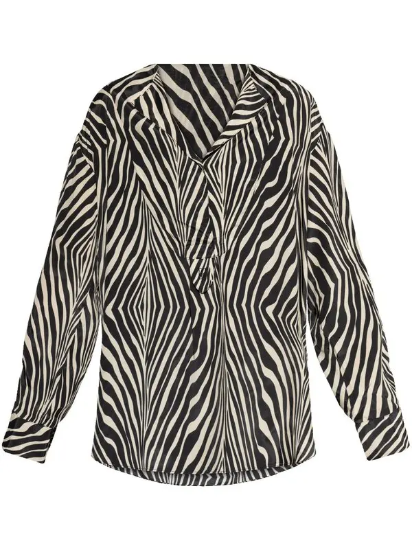 BY MALENE BIRGER Fayette Zebra Shirt