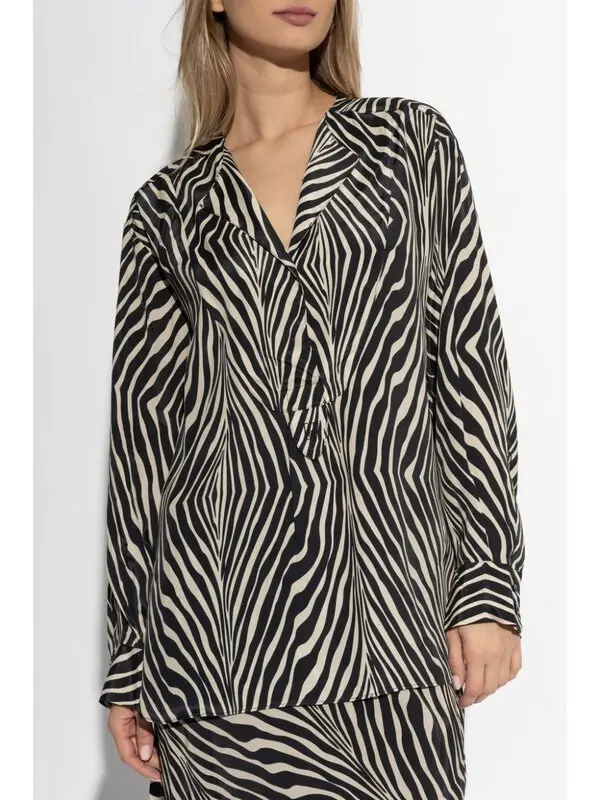 BY MALENE BIRGER Fayette Zebra Shirt