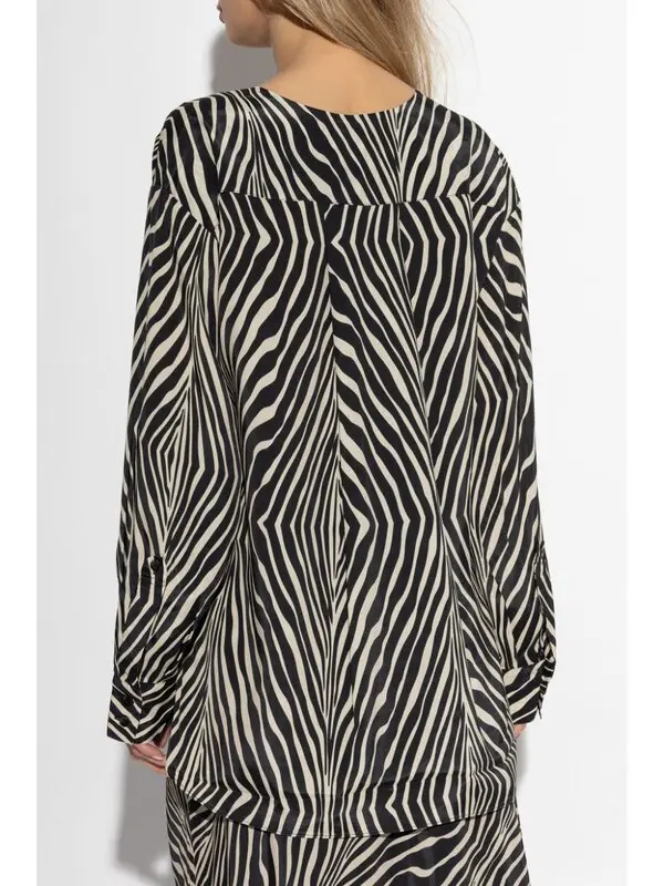 BY MALENE BIRGER Fayette Zebra Shirt
