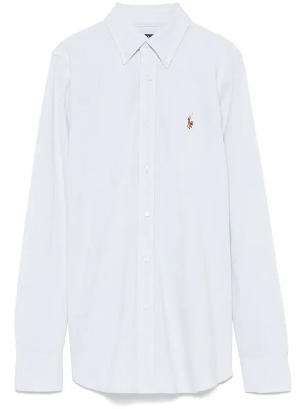 Polo Ralph Lauren Piqué-weave Shirt - Blue