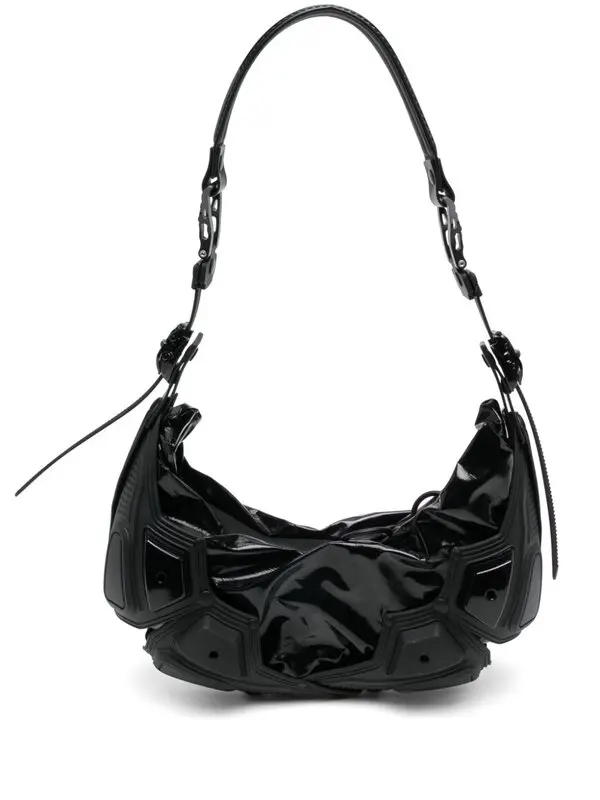 INNERRAUM Object M02 Small Half Moon Bag - Black