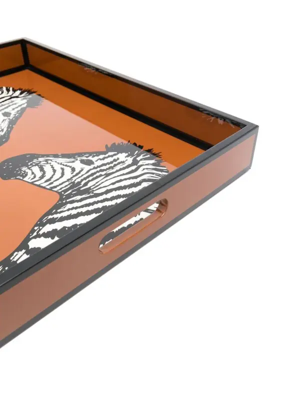Jonathan Adler Zebra Tray - Brown