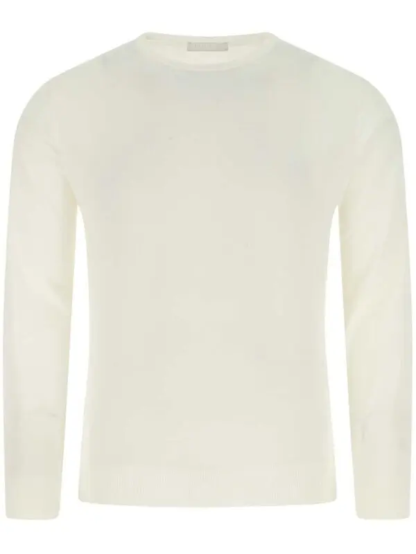 Prada Crew-neck Wool Sweater - White