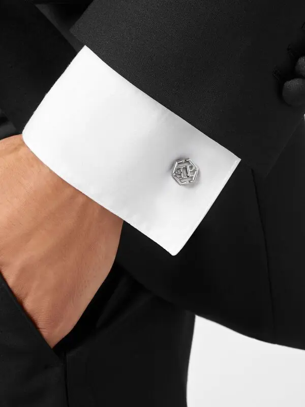 Philipp Plein Hexagon-pp Cufflinks
