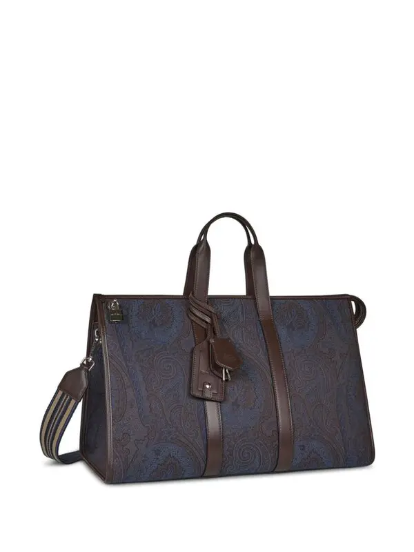 Etro Paisley-print Travel Bag - Brown