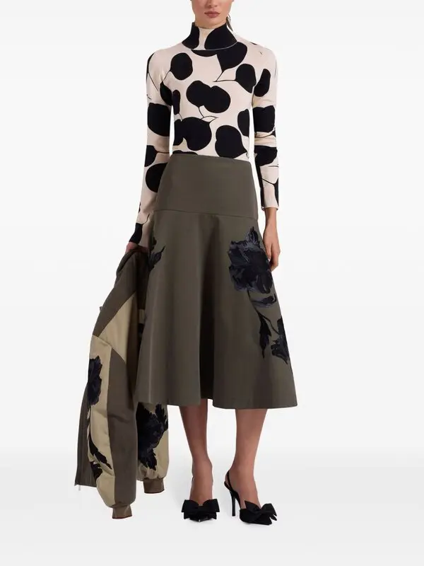 La DoubleJ Intarsia-knit Jumper - Neutrals