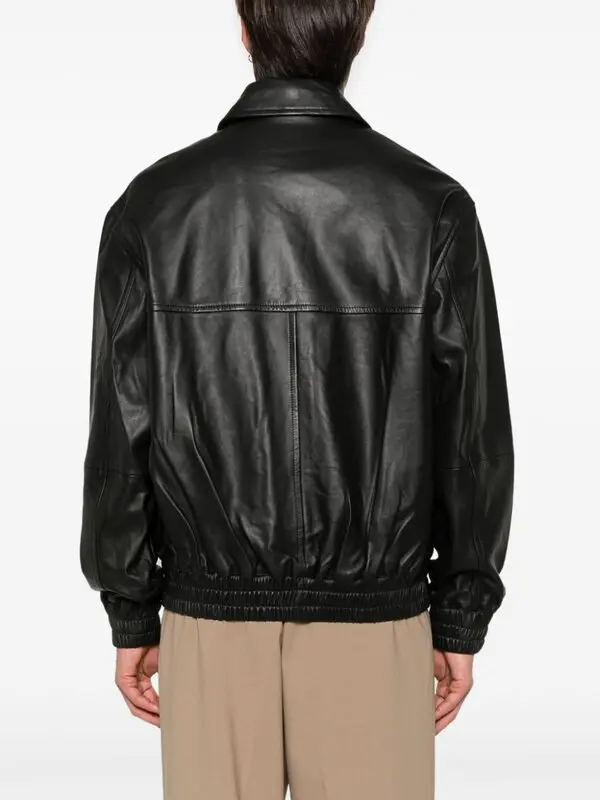 Studio Nicholson Leather Jacket - Black