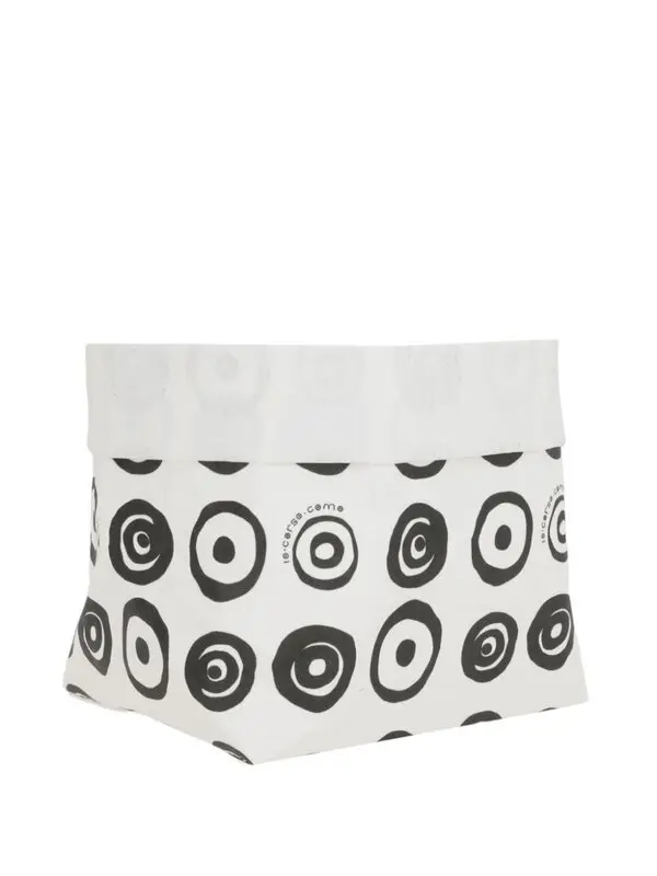 10 CORSO COMO Medium Circles-print Paper Basket