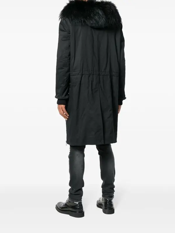 Balmain Faux-fur Trim Parka