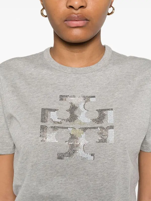 Tory Burch Crystal Logo T-shirt