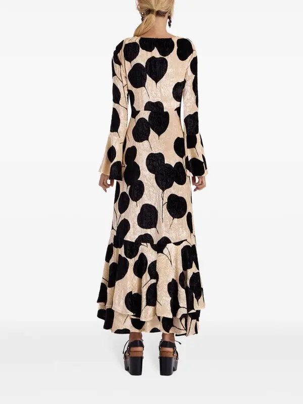 La DoubleJ Cocteau Midi Dress - Neutrals