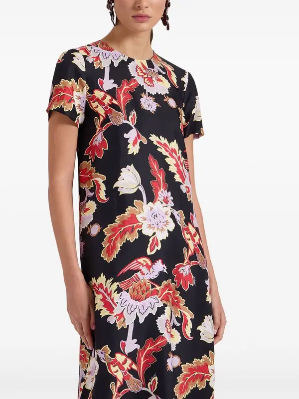 La DoubleJ Swing Midi Dress - Black