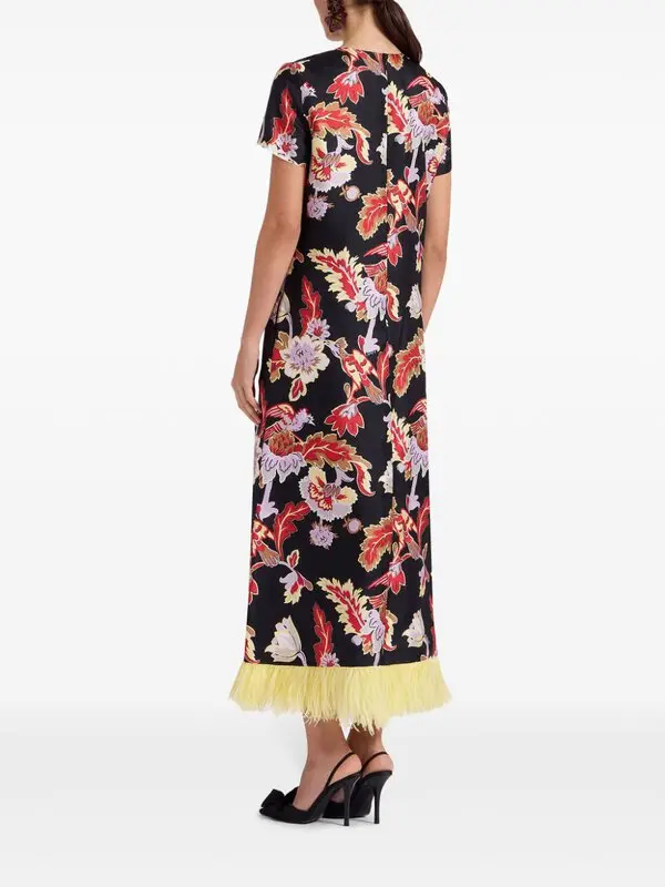 La DoubleJ Swing Midi Dress - Black