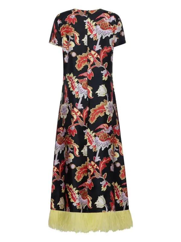 La DoubleJ Swing Midi Dress - Black