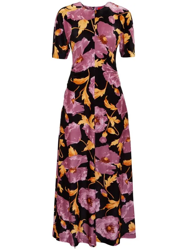 La DoubleJ Angelica Midi Dress - Black