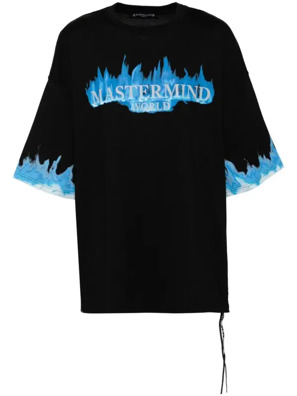 MASTERMIND WORLD Logo-print T-shirt - Black