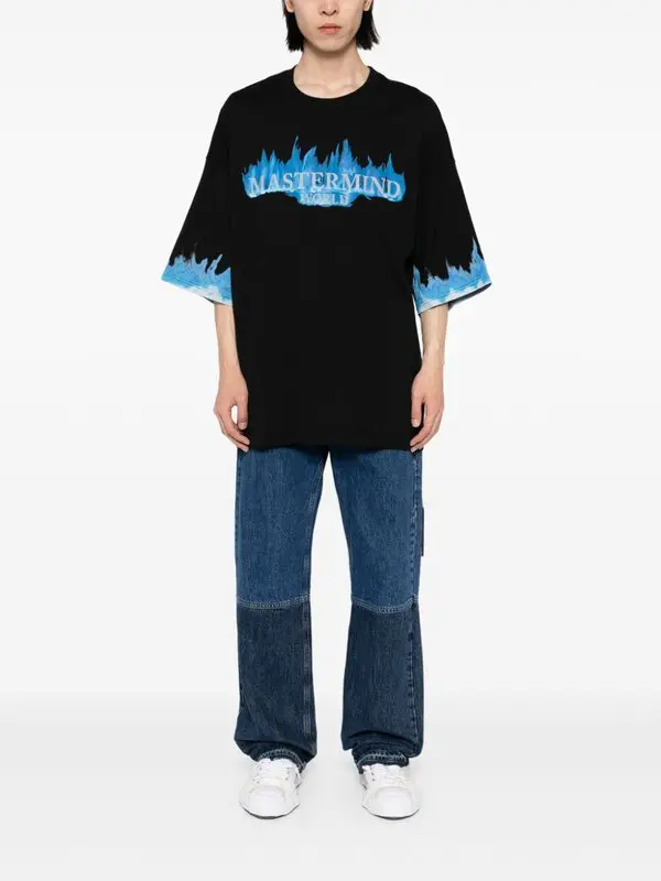 MASTERMIND WORLD Logo-print T-shirt - Black