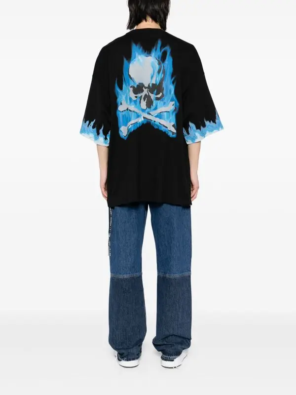 MASTERMIND WORLD Logo-print T-shirt - Black